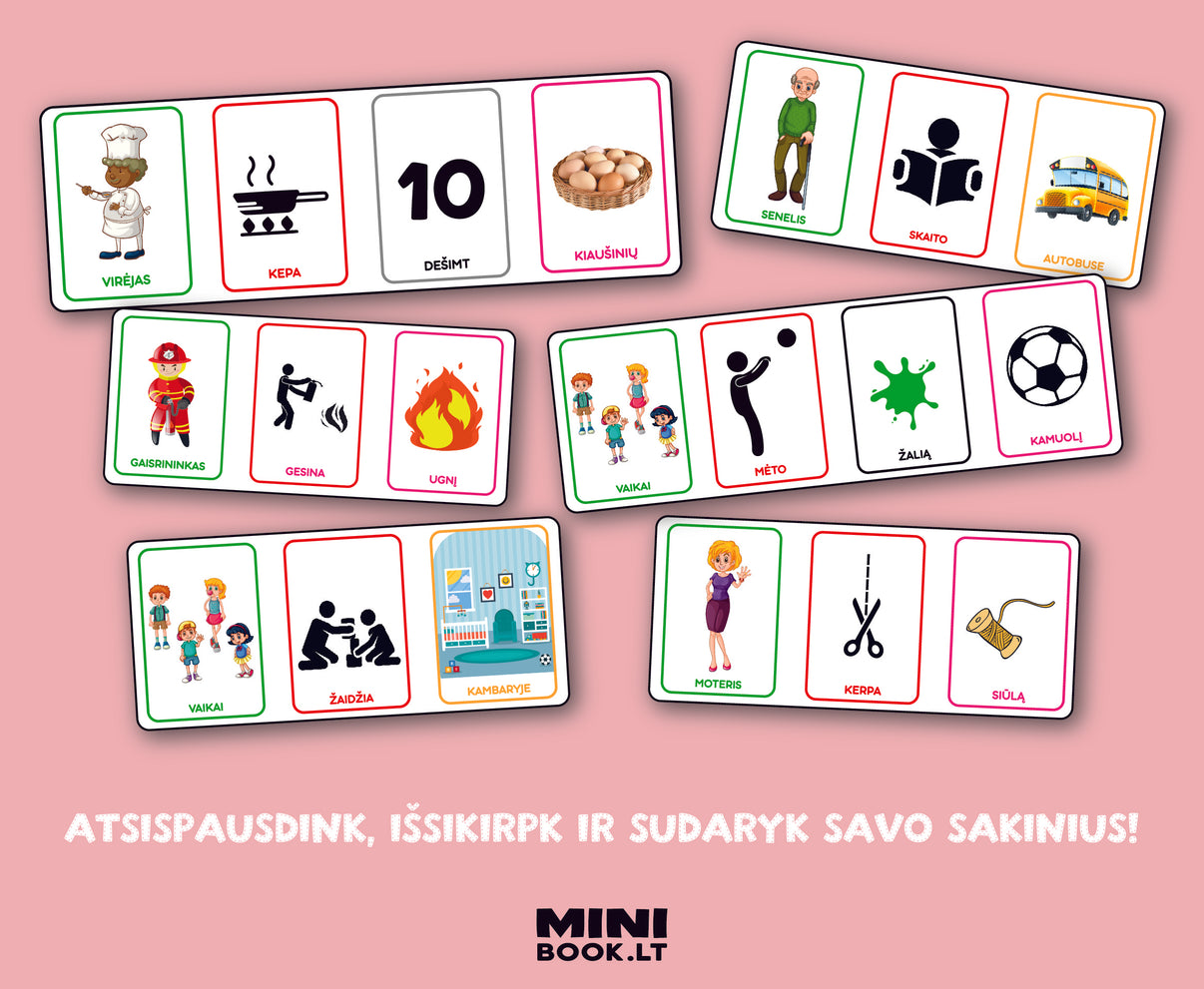 Sakinių kortelės (PDF failas) – minibook.lt